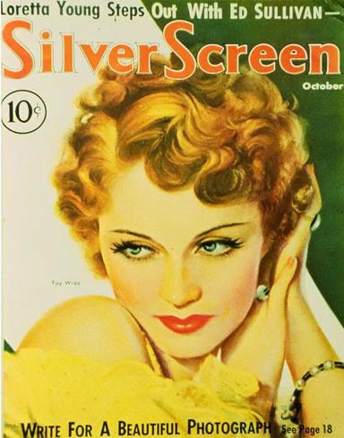 Fay Wray Silver Screen magazine cover