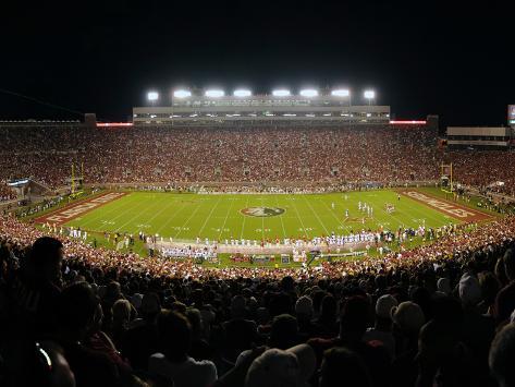 Fsu Football Stadium Night