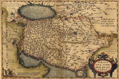 '1570 Map of Persia, from Abraham Ortelius' Atlas' Poster | AllPosters.com