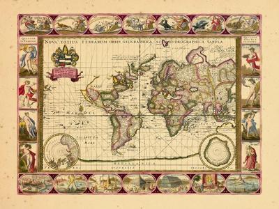 '1680, World' Giclee Print | AllPosters.com