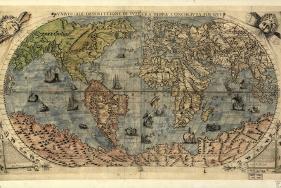 '16th Century World Map' Photographic Print - Library of Congress ...