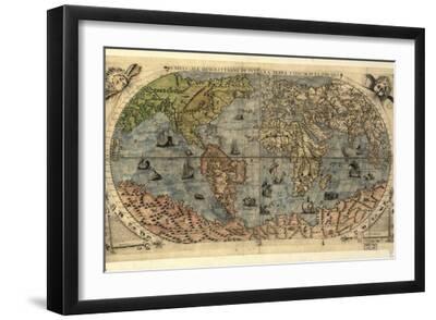 '16th Century World Map' Photographic Print - Library of Congress ...