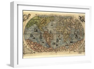 '16th Century World Map' Photographic Print - Library of Congress ...