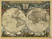 '17th Century World Map' Photographic Print - Library of Congress ...