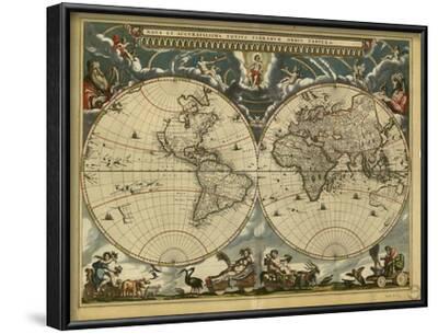 '17th Century World Map' Photographic Print - Library of Congress ...