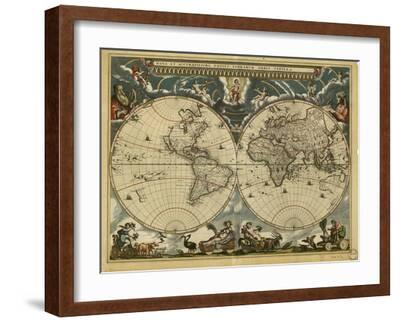 '17th Century World Map' Photographic Print - Library of Congress ...