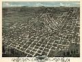 '1871, Atlanta Bird's Eye View, Georgia, United States' Giclee Print ...