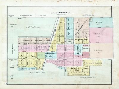 '1874, Augusta, Illinois, United States' Giclee Print | AllPosters.com
