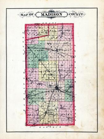 '1880, Madison County, Indiana, United States' Giclee Print ...