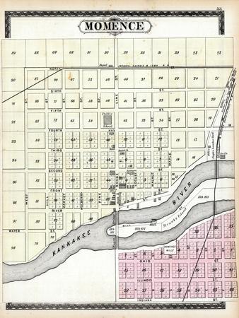 '1883, Momence, Illinois, United States' Giclee Print | AllPosters.com