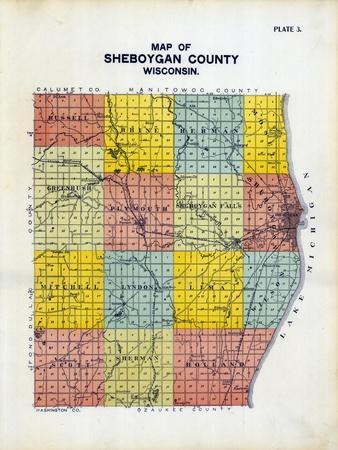 '1902, Sheboygan County, Wisconsin, United States' Giclee Print ...