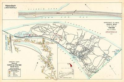 '1905, Pilgrim Beach, Truro Town - Truro North, Truro Town Index Map ...