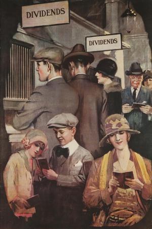 '1920s American Banking Poster, Dividends' Giclee Print | AllPosters.com