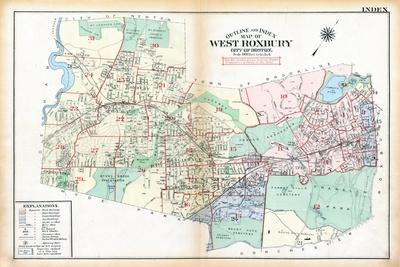 '1924, West Roxbury, Boston, Massachusetts, United States' Giclee Print ...