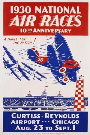 '1930 National Air Races Poster' Giclee Print | AllPosters.com