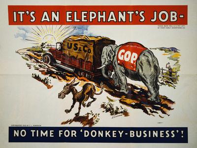 '1932 Election Poster' Photographic Print - David J. Frent | AllPosters.com