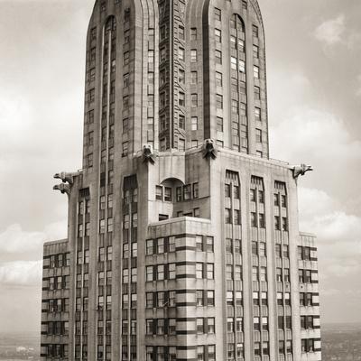 '1940s CHRYSLER BUILDING MAY 27 1930 ARCHITECTURAL DETAIL OF TOWER AND ...