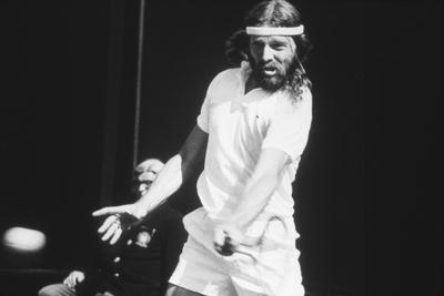 '1971 Wimbledon: South African Tennis Player Ray Moore in Action ...