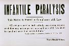 '20th Century Quarantine Sign for the Contagious Disease Infantile ...
