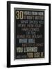 '30 Years From Now (Colorful) Motivational' Prints | AllPosters.com