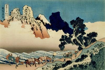 '36 Views of Mount Fuji, no. 42: The Back of the Fuji from the Minobu ...