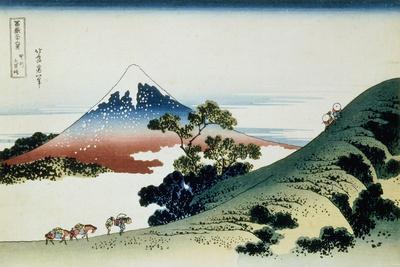 '36 Views of Mount Fuji, no. 9: Inume Pass in the Kai Province' Giclee ...