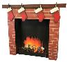 '3D Fireplace' Cardboard Cutouts | AllPosters.com