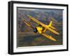 'A Beechcraft D-17 Staggerwing in Flight' Photographic Print ...