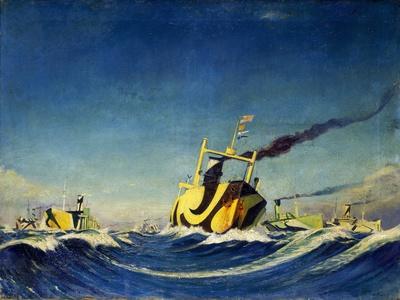 ''A Convoy of Ships Whose Hull is Covered with Patterns Used for ...