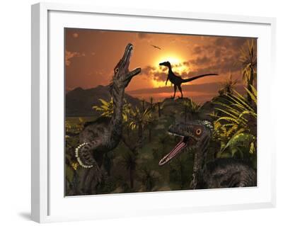 'A Group of Feathered Carnivorous Velociraptors from the Cretaceous ...