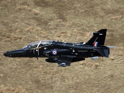 'A Hawk T2 Jet Trainer Aircraft of the Royal Air Force' Photographic ...