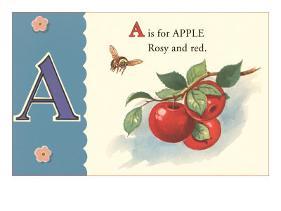 'A is for Apple' Print | AllPosters.com
