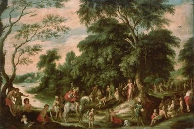 St. John the Baptist Preaching Giclee Print - A Keyrinx | AllPosters.com