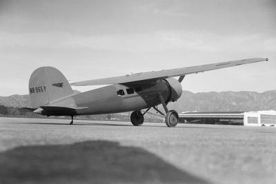 'A Lockheed Wasp-Powered Vega Plane' Photographic Print - Bettmann ...