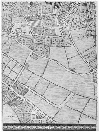 'A Map of Bermondsey, London, 1746' Giclee Print - John Rocque ...