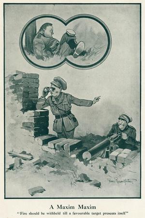 'A Maxim Maxim' Posters - Bruce Bairnsfather | AllPosters.com