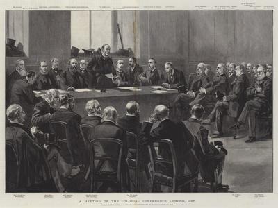 'A Meeting of the Colonial Conference, London, 1887' Giclee Print ...