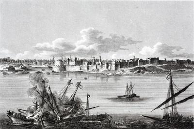 'A Naval Battle During the Siege of Tripoli' Giclee Print | AllPosters.com
