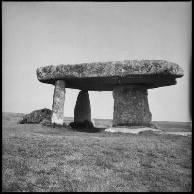 'A Neolithic Dolmen, Viewed from the West, Lanyon Quoit, Madron ...