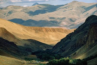 'A Ranch Nestles in a Sprawling Valley. Klug Gulch, Idaho., 1970S ...