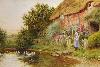 'A Rustic Retreat' Giclee Print - Arthur Claude Strachan | AllPosters.com