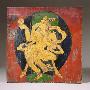 A Tibetan Polychrome Wooden Panel Depicting a Dancing Dakini, circa ...