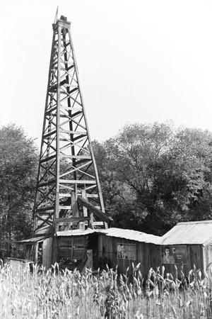 'Abandoned Oil Derrick' Photographic Print - Marion Post Wolcott ...