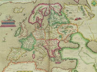 'Map of Europe, from "Theatrum Orbis Terrarum"' Giclee Print - Abraham ...