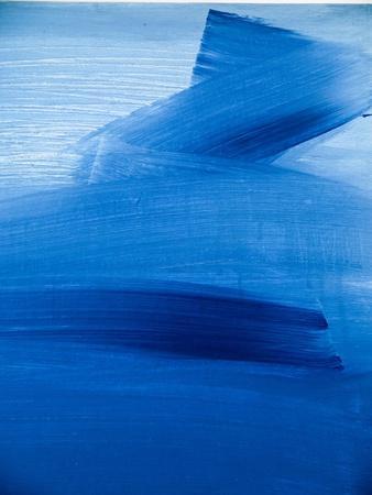 'Abstract Blue Color Painting Background. Painting on Canvas. Modern ...