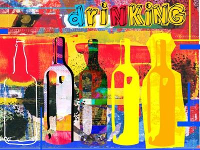 Abstract Drinking Collage | AllPosters.com