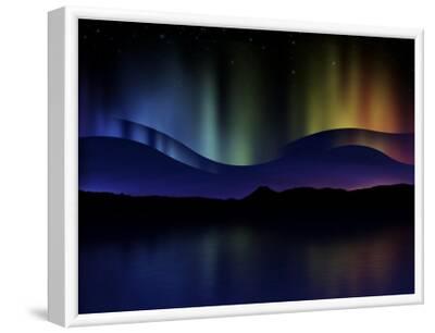 'Abstract Illustration of the Northern Lights' Photographic Print ...