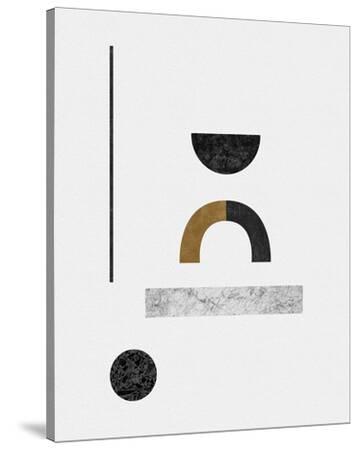 'Abstract Luxe - Waning Strength' Stretched Canvas Print - Dana Shek ...