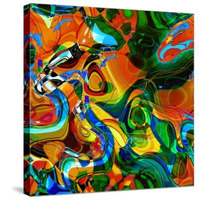 'Abstract Vibrant Pattern' Stretched Canvas Print | AllPosters.com