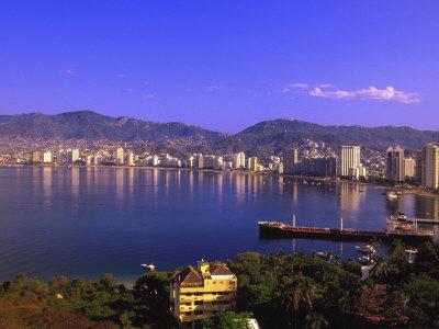 'Acapulco Bay, Acapulco, Mexico' Photographic Print - Walter Bibikow ...